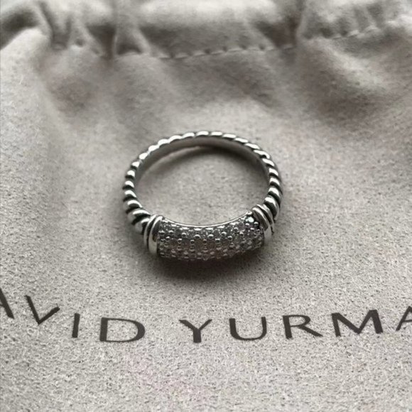 David Yurman | Jewelry | David Yurman Sapphire Cable Band Ring Size 7 ...